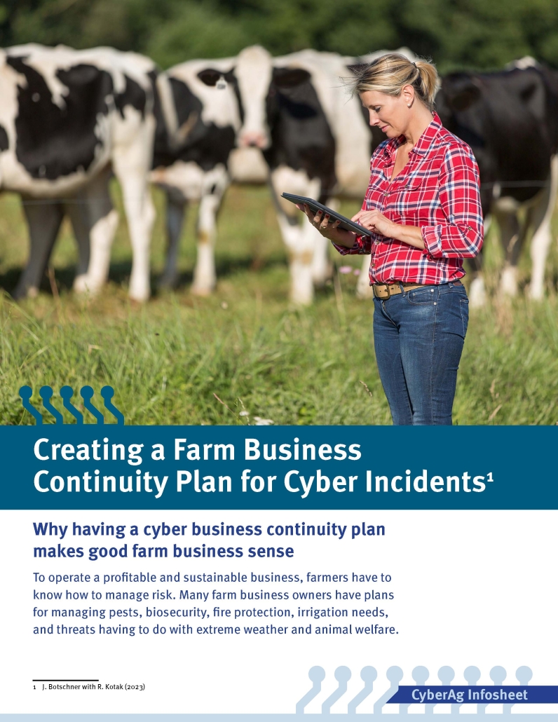 Cyber Security Capacity in Canadian Agriculture – CSKA